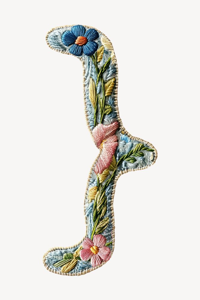 Curly bracket embroidery symbol | Free Photo Illustration - rawpixel