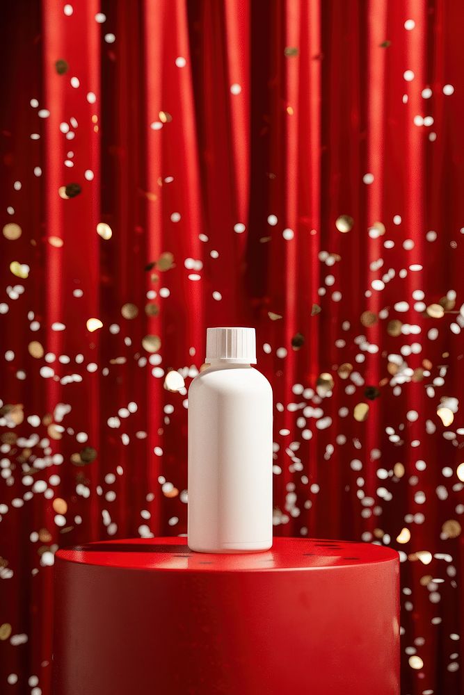 Computer bottle mockup blossom dessert | Free Photo - rawpixel