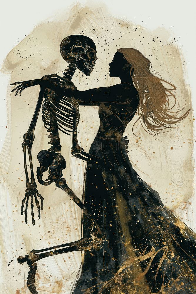 Person dance skeleton adult representation | Free Photo Illustration ...
