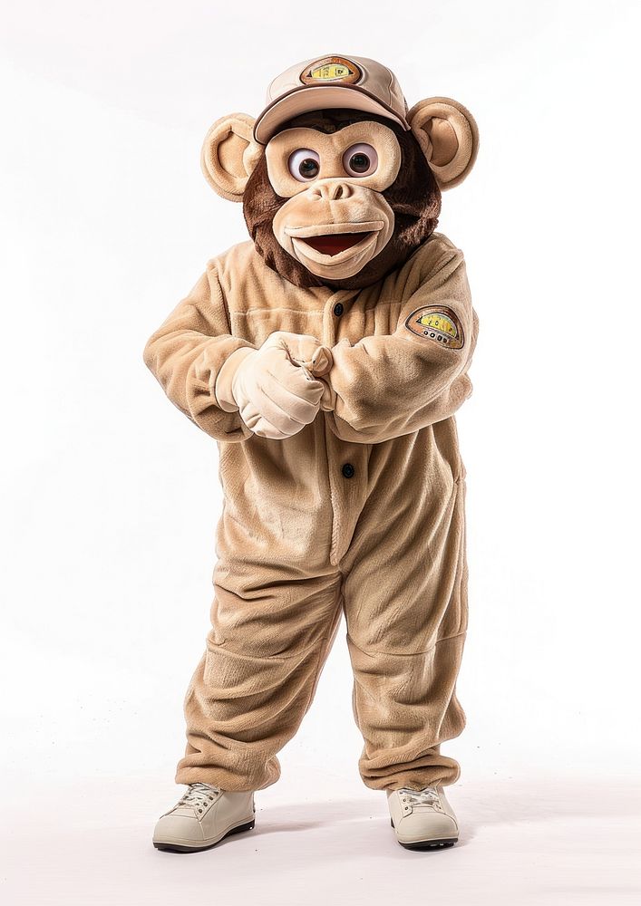 Chubby monkey mascot costume clothing | Premium Photo - rawpixel