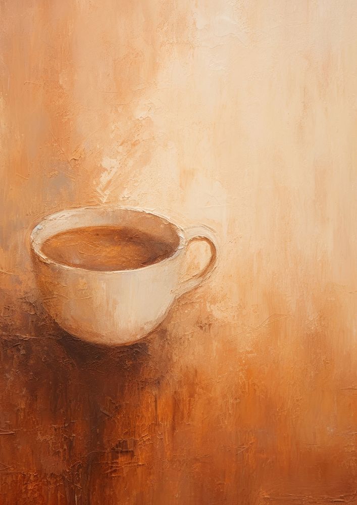 Close pale coffee painting saucer | Premium Photo Illustration - rawpixel