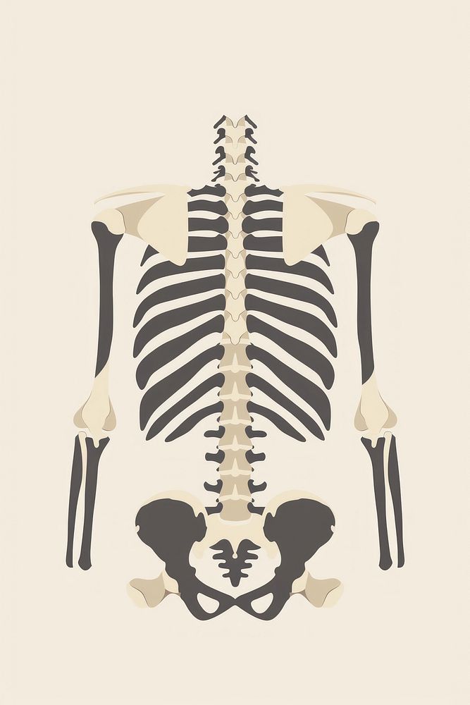 Minimal bone break icon human | Premium Photo Illustration - rawpixel