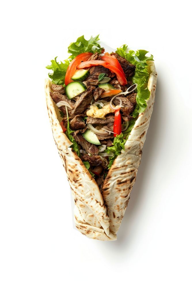 Doner kebab bread food pita. | Free Photo - rawpixel