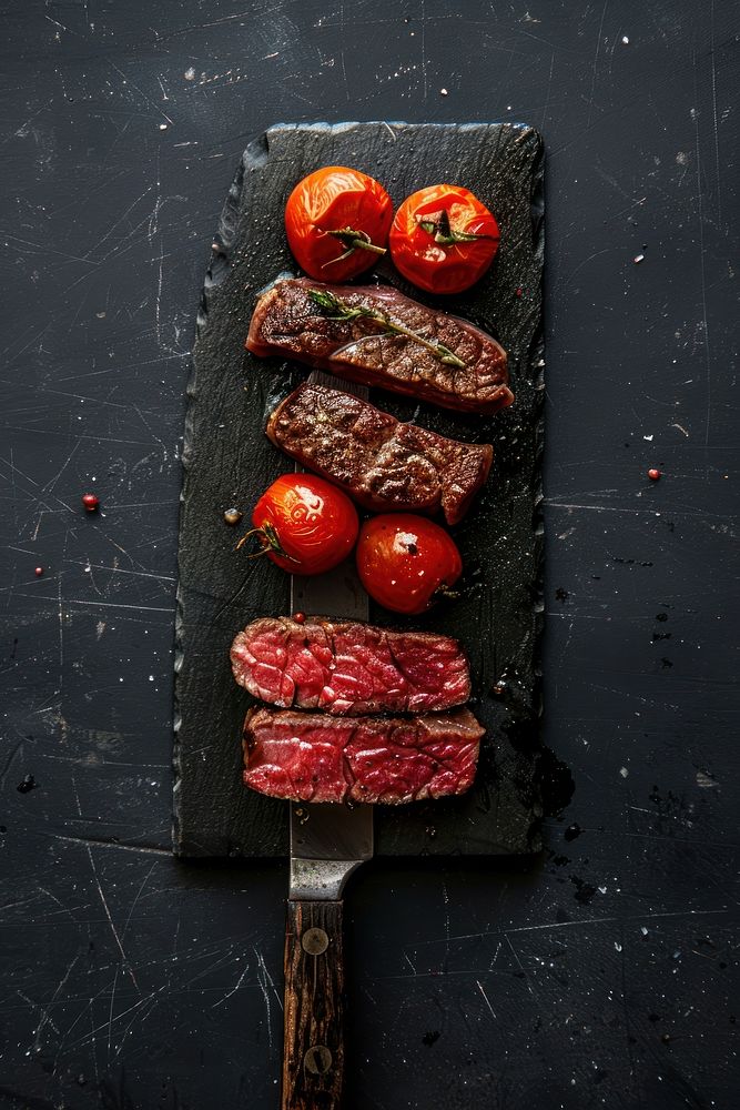 Meat steak weaponry food pork. | Premium Photo - rawpixel