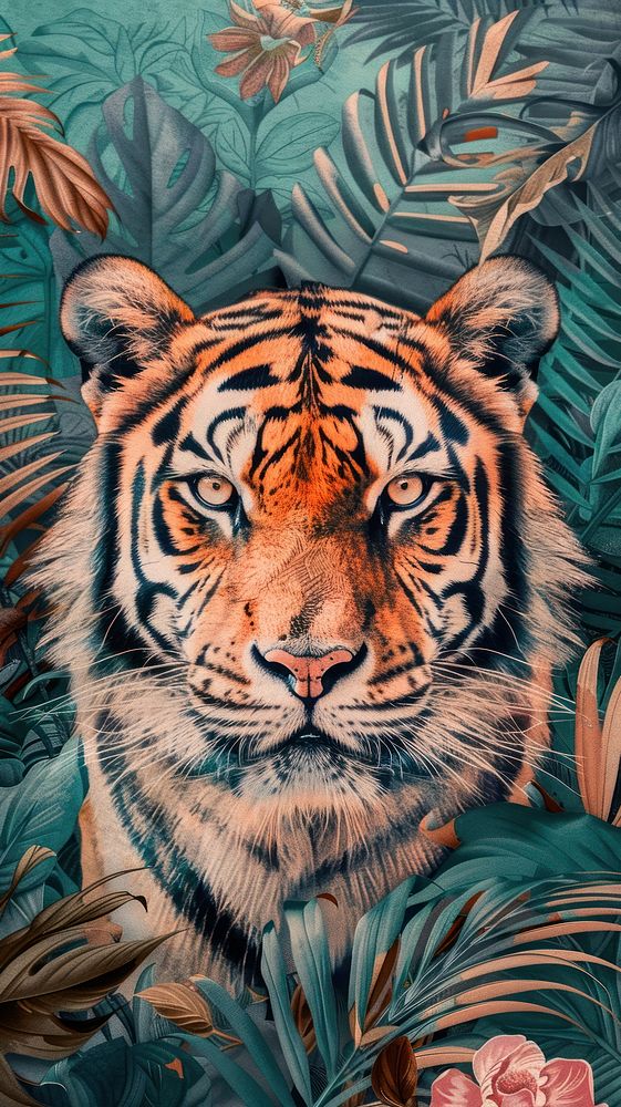 Wallpaper Tiger tiger backgrounds wildlife. | Premium Photo ...