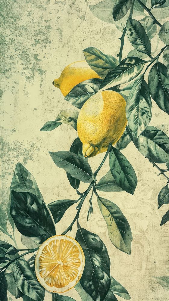 Wallpaper Lemon lemon backgrounds grapefruit. | Premium Photo ...