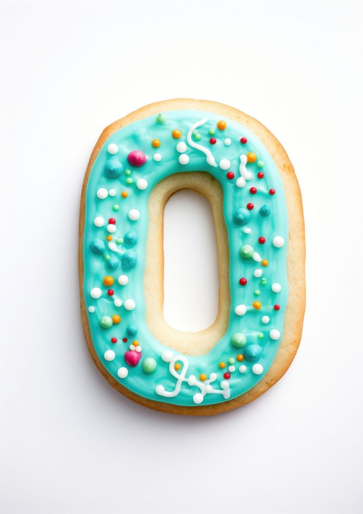 Icing turquoise dessert cookie. | Premium Photo - rawpixel