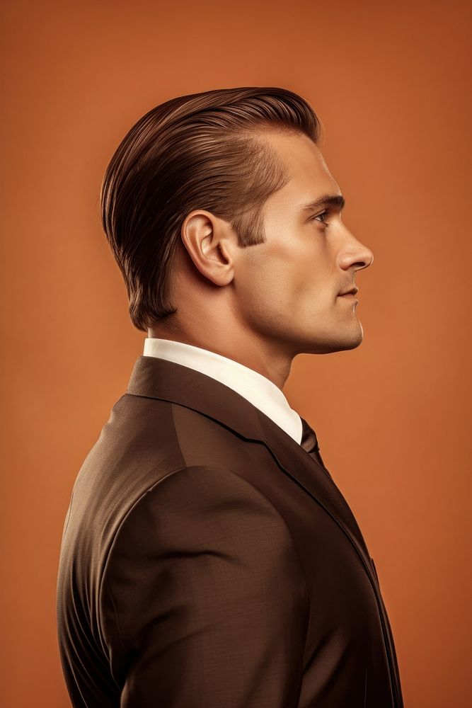 Businessman side portrait profile adult | Premium Photo - rawpixel