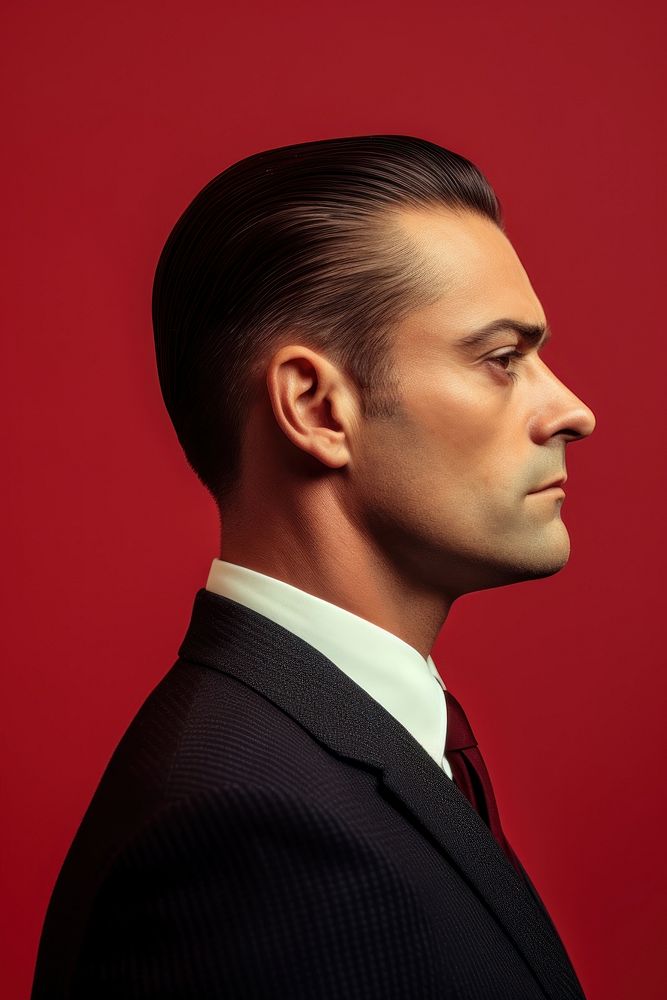 Businessman side portrait profile adult | Free Photo - rawpixel