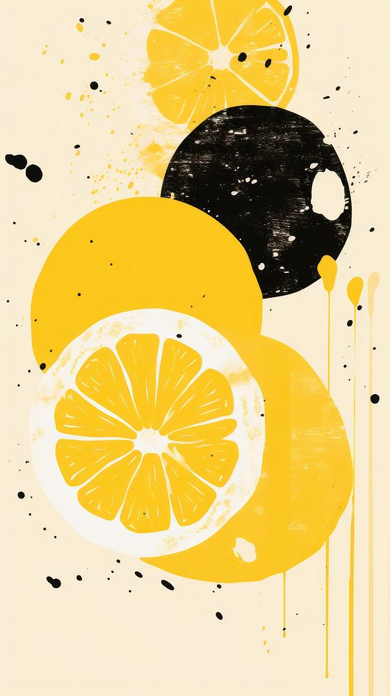 Wallpaper lemons abstract produce orange | Free Photo Illustration ...