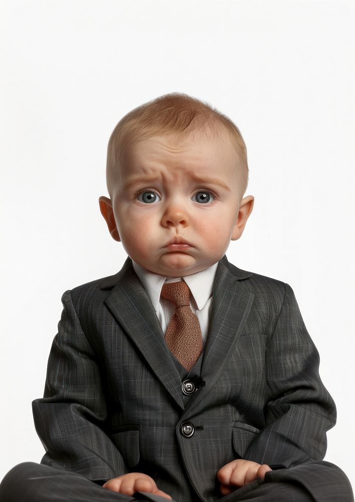 Baby Businessman suit photo face | Free Photo - rawpixel