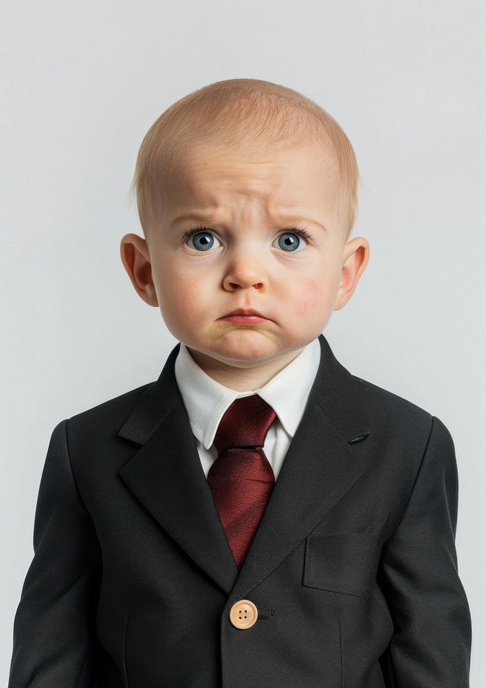 Baby Businessman suit photo face | Free Photo - rawpixel