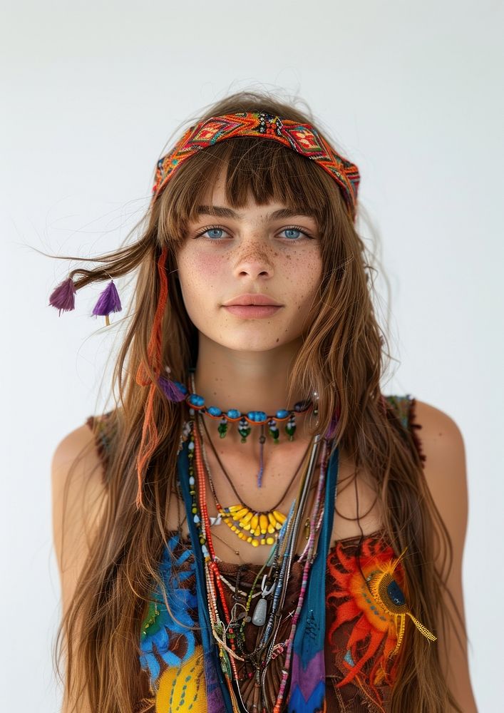 Hippy women photo face accessories | Premium Photo - rawpixel