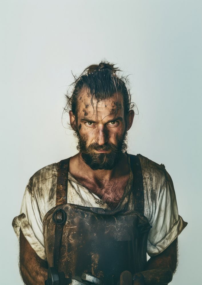 Medieval blacksmith photo face photography. | Free Photo - rawpixel
