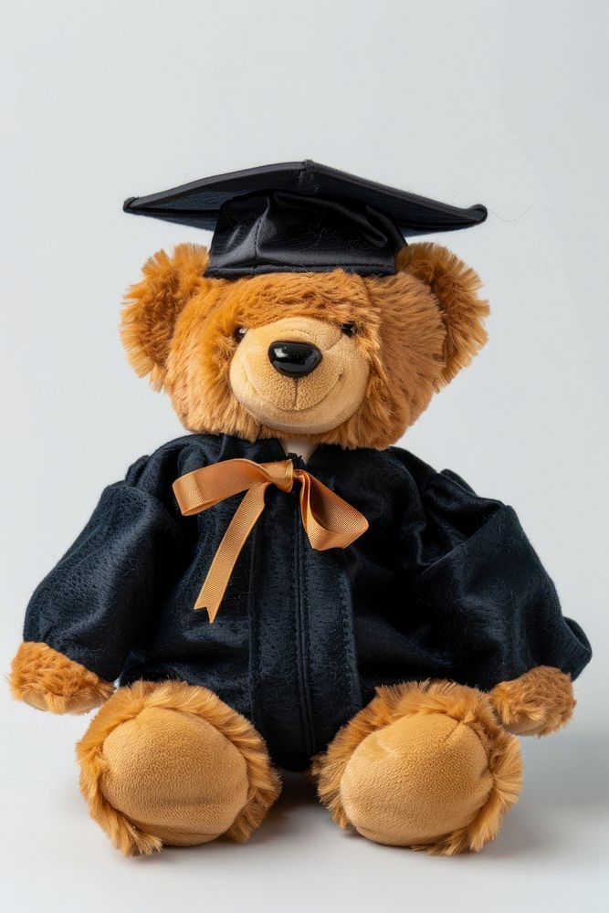 Stuffed doll bear wearing graduation | Free Photo - rawpixel