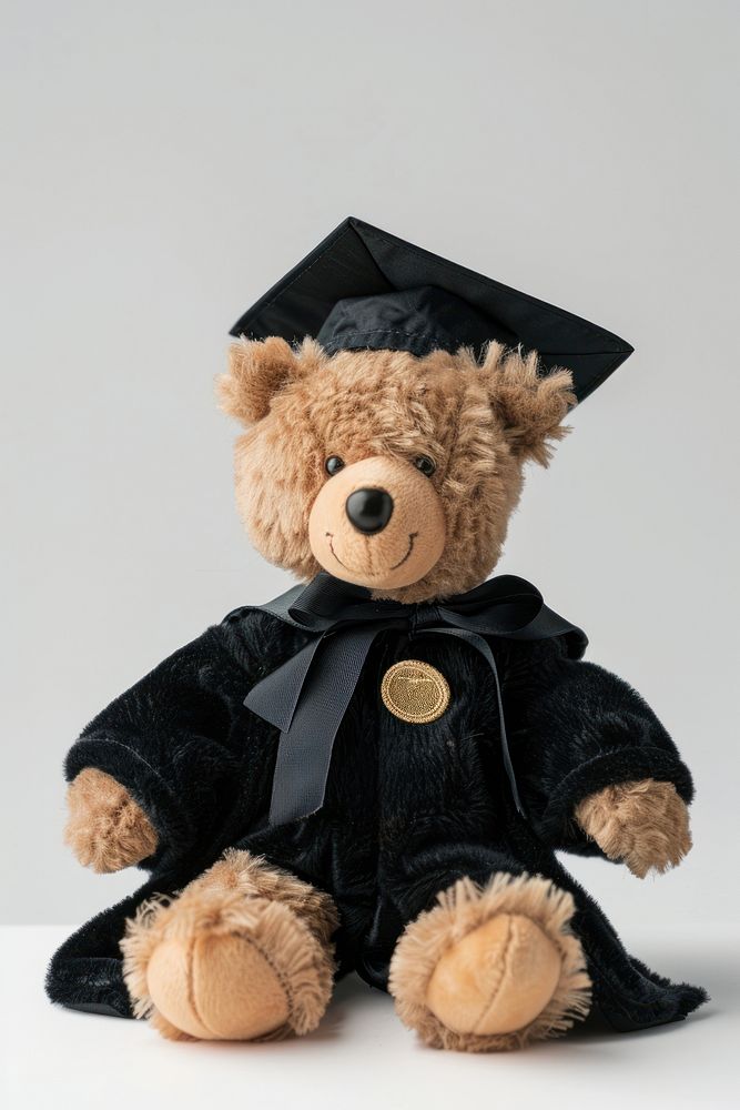 Stuffed doll bear wearing graduation | Free Photo - rawpixel