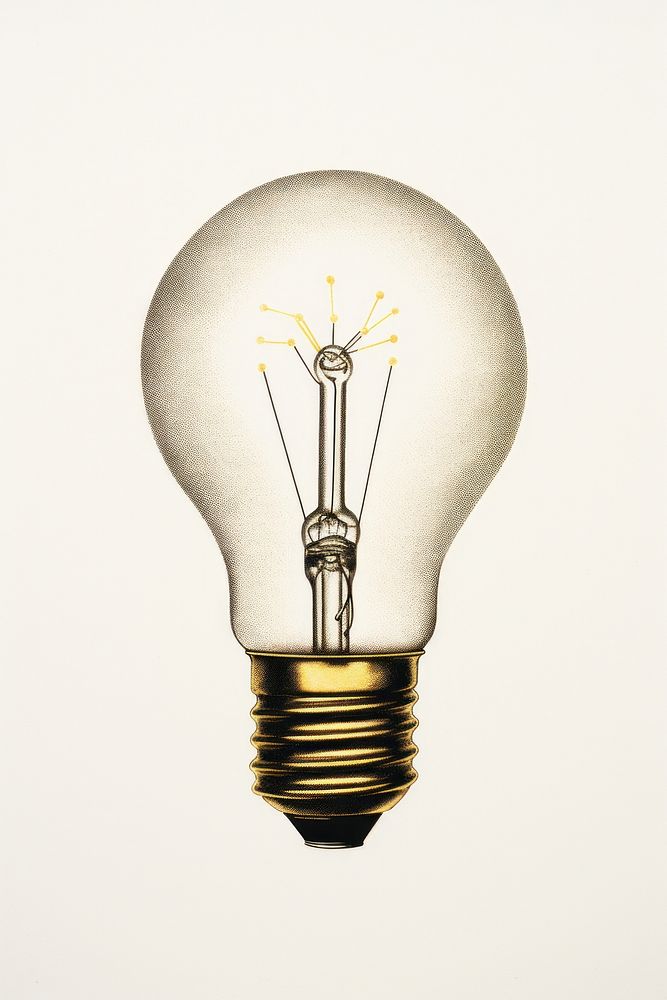 Light bulb lightbulb white background | Premium Photo Illustration ...