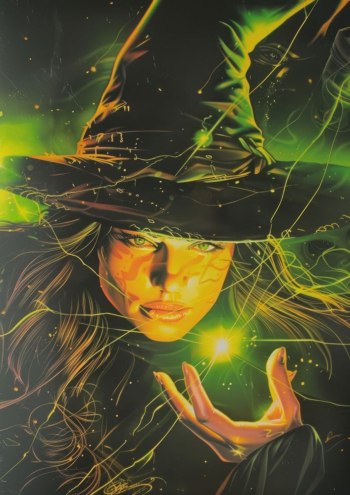 witch casting spell art photography | Free Photo Illustration - rawpixel