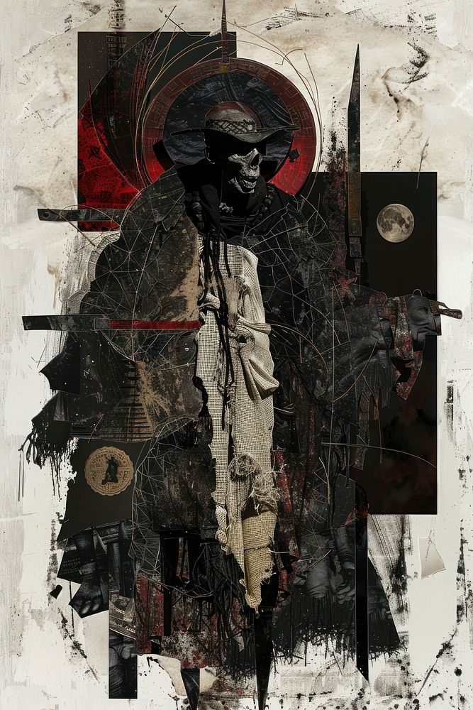 voodoo witchcraft collage painting female. | Free Photo Illustration ...