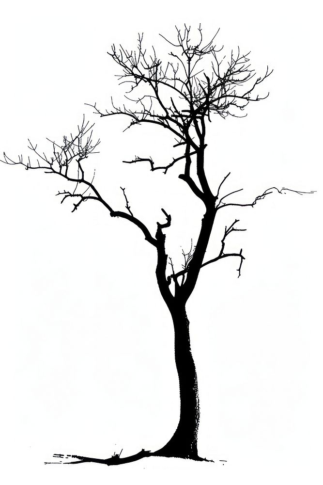 Dead tree silhouette clip art | Free Photo Illustration - rawpixel