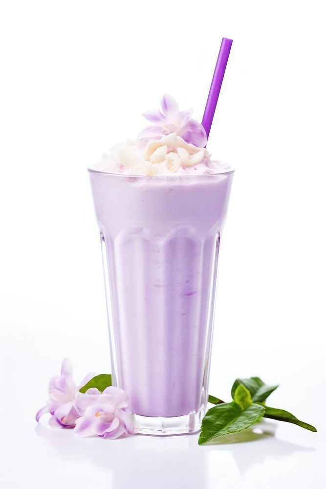 Glass taro shake milkshake beverage | Free Photo - rawpixel