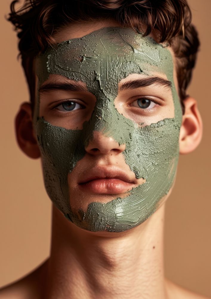 man green facial mask photo | Premium Photo - rawpixel