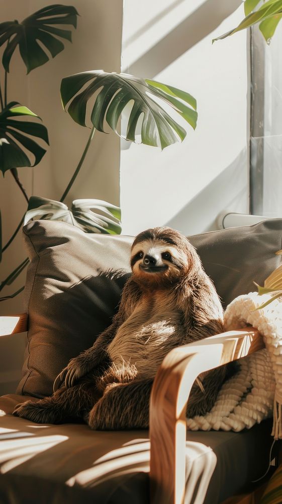Animal sloth wildlife mammal. | Free Photo - rawpixel