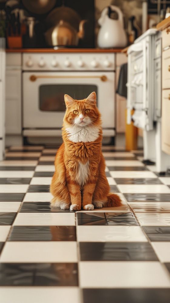 Animal cat flooring indoors. | Free Photo - rawpixel
