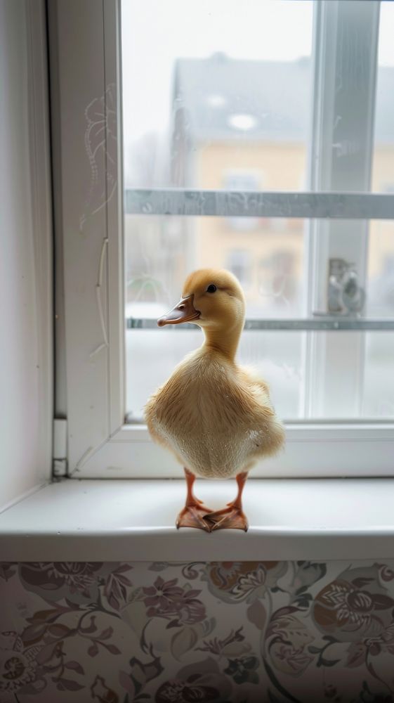 Duck animal windowsill bird. | Free Photo - rawpixel