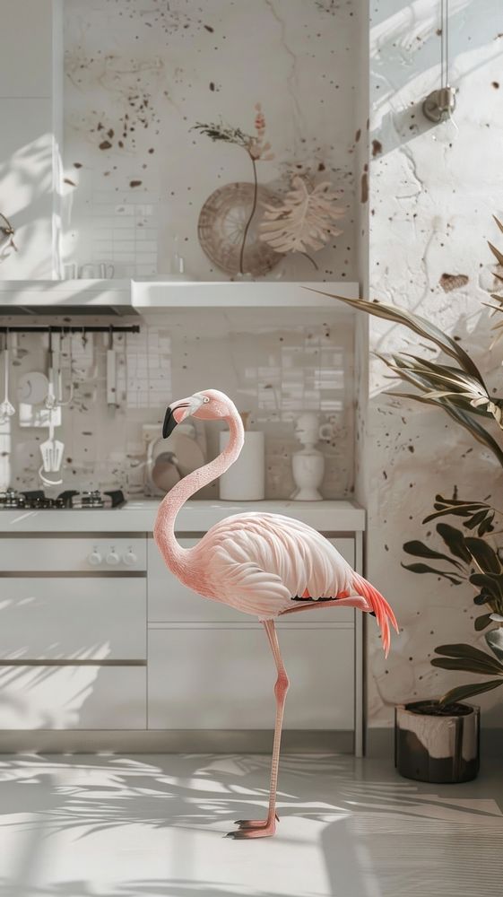 Flamingo animal person human. | Free Photo - rawpixel