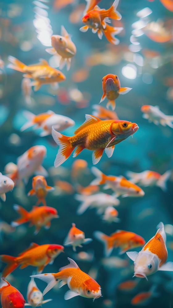 Koi fish animal goldfish sea | Free Photo - rawpixel