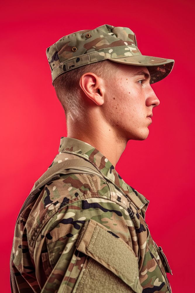 American army side portrait military | Premium Photo - rawpixel