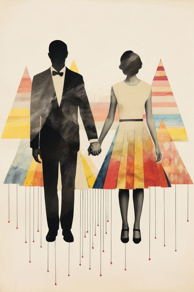 Couple hand painting clothing. | Free Photo Illustration - rawpixel