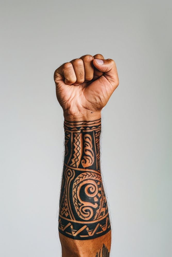Hand holding Maori tattoo person | Premium Photo - rawpixel