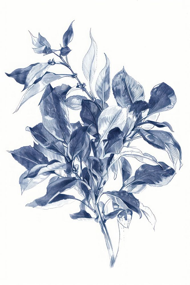 Foliage drawing sketch plant. | Premium Photo Illustration - rawpixel