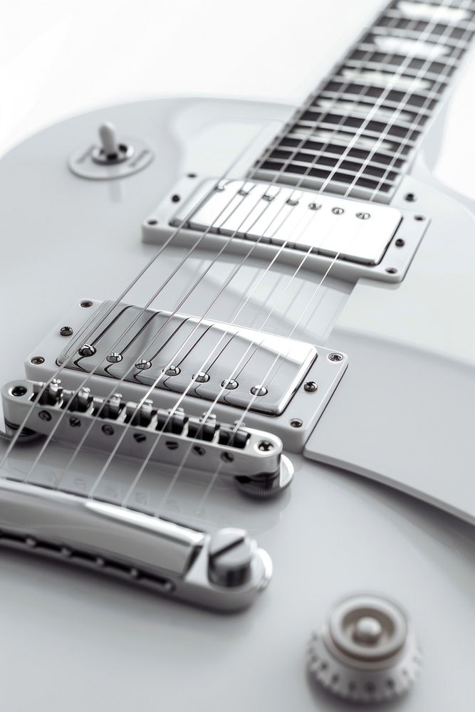 White classic guitar musical instrument | Free Photo Illustration ...
