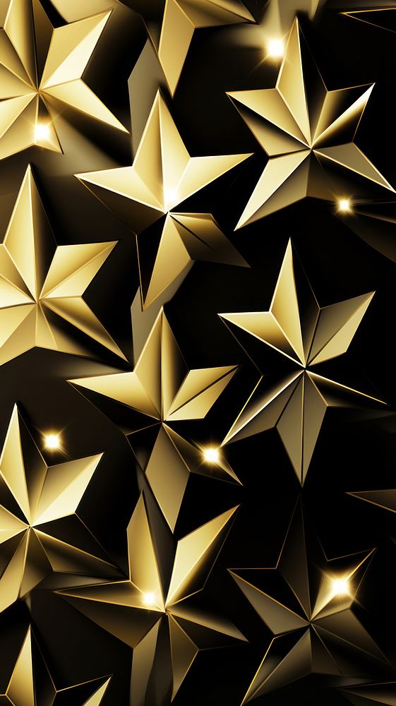 Stars 3d wallpaper lighting pattern | Free Photo Illustration - rawpixel