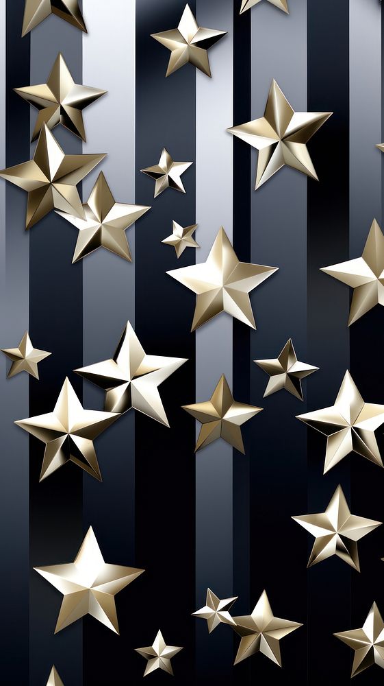 Stars 3d wallpaper symbol star | Free Photo Illustration - rawpixel