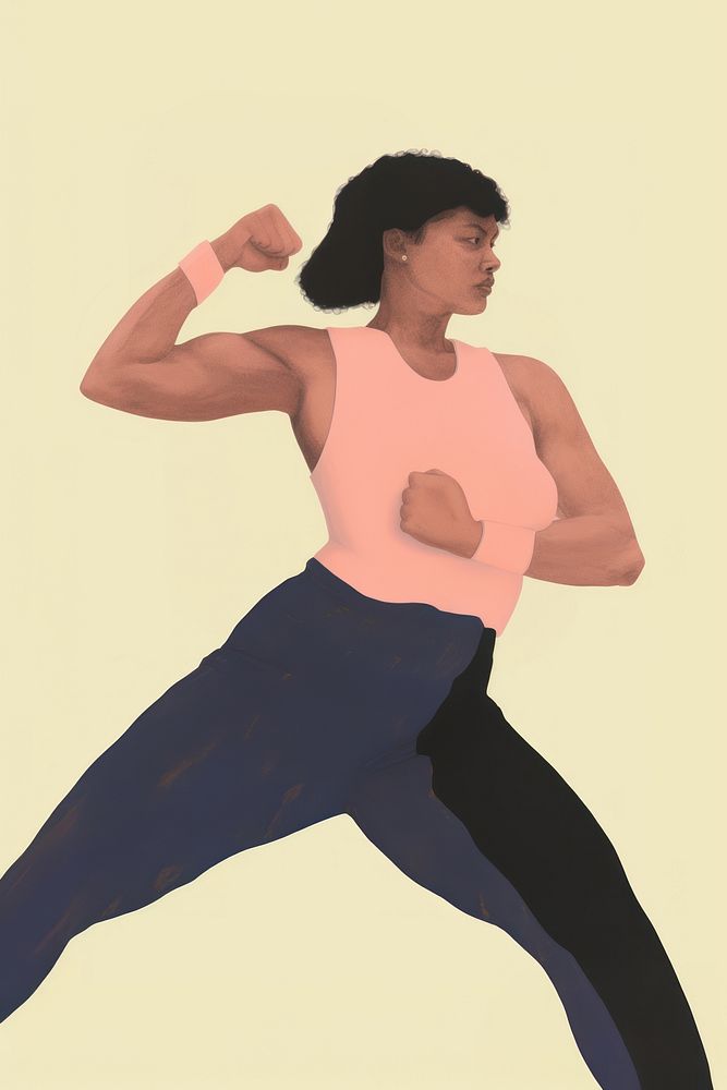 Practice kickboxing sports determination bodybuilding. | Premium Photo ...