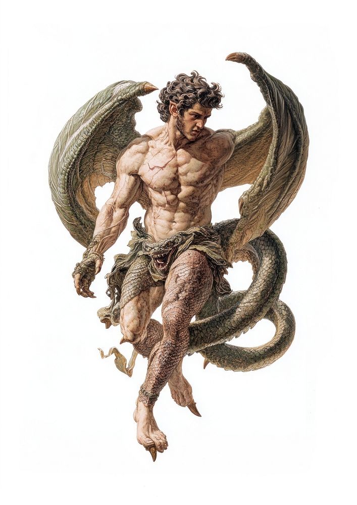 A Typhon art illustration accessories. | Free Photo Illustration - rawpixel