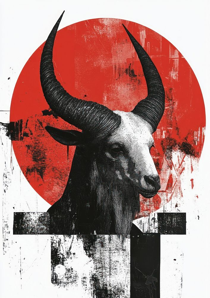 A satan animal illustration modern. | Free Photo Illustration - rawpixel
