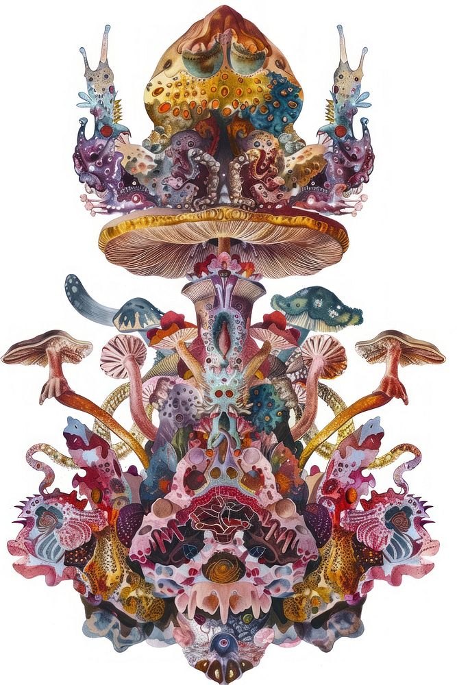 LSD art artwork fungus | Free Photo Illustration - rawpixel