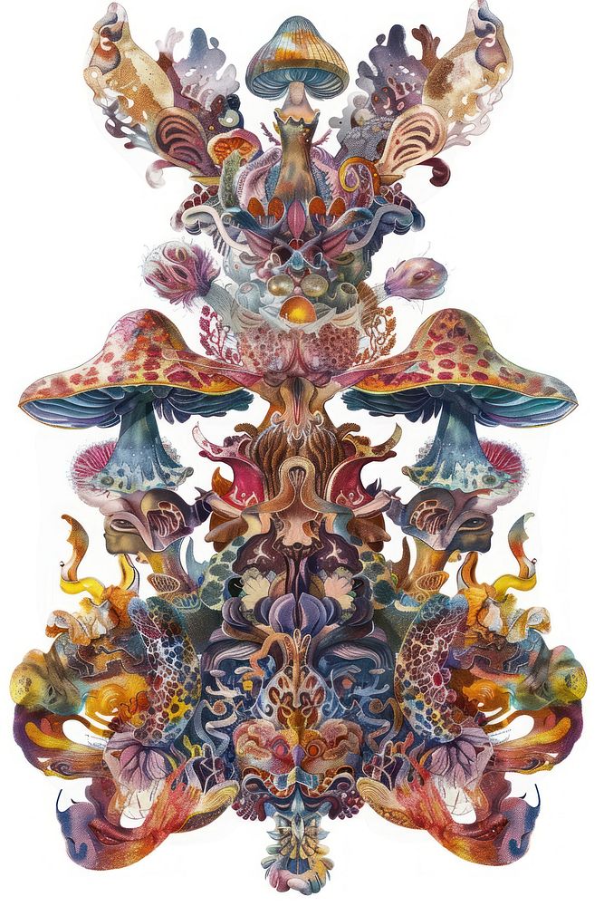 LSD art painting artwork. | Free Photo Illustration - rawpixel