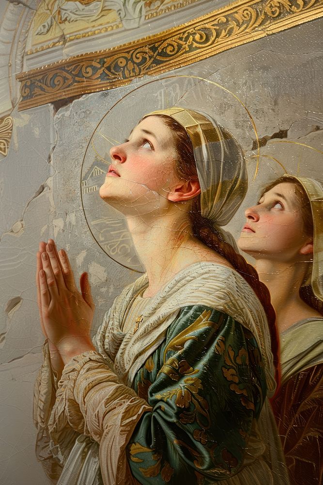 Worship art painting prayer. | Premium Photo Illustration - rawpixel