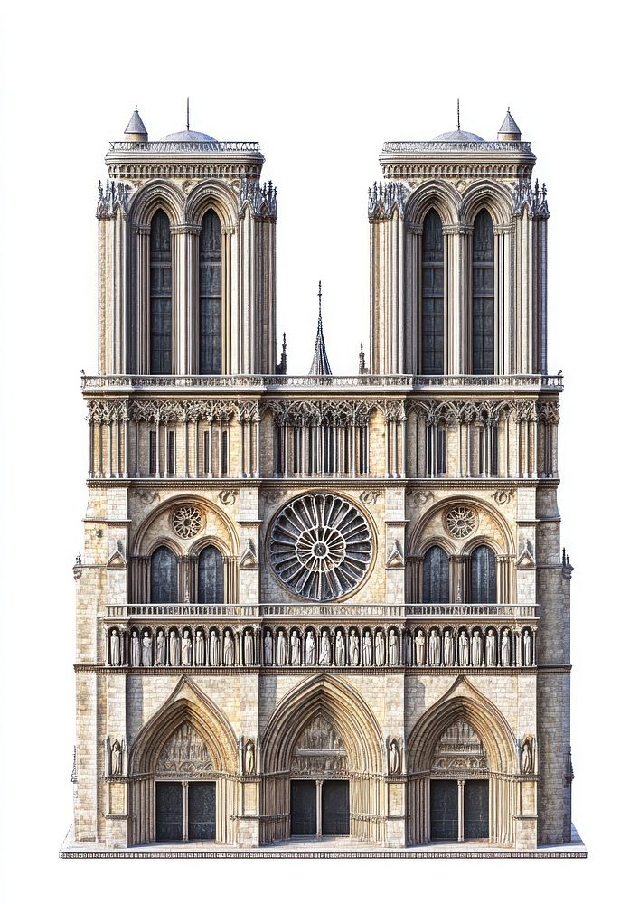 Notre Dame architecture cathedral building. | Free Photo - rawpixel