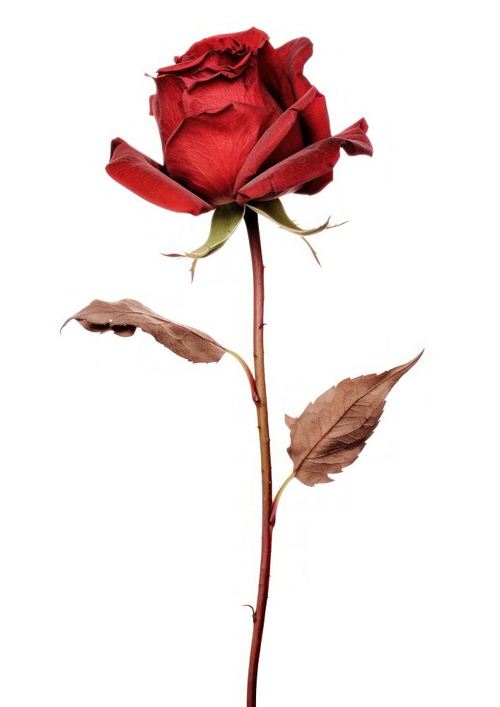 Pressed red rose flower romantic | Free Photo - rawpixel