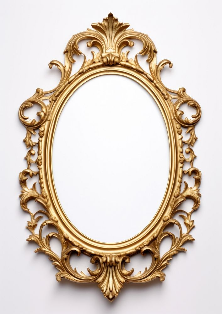 Blank Oval Rococo frame oval | Free Photo - rawpixel