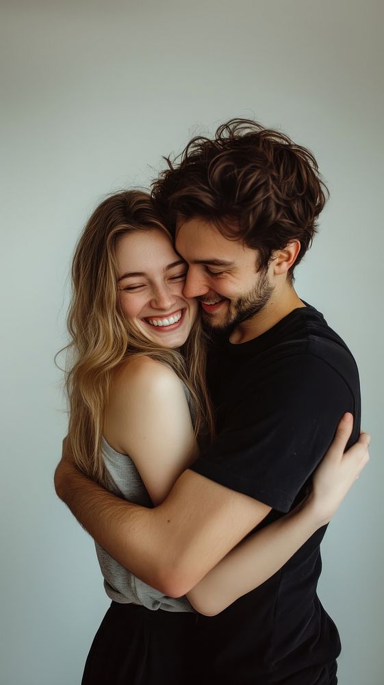 Full-body couple hugging each other | Free Photo - rawpixel
