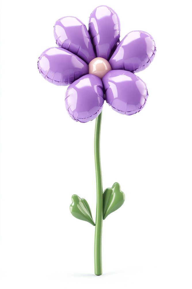 balloon animal flower purple art | Free Photo - rawpixel
