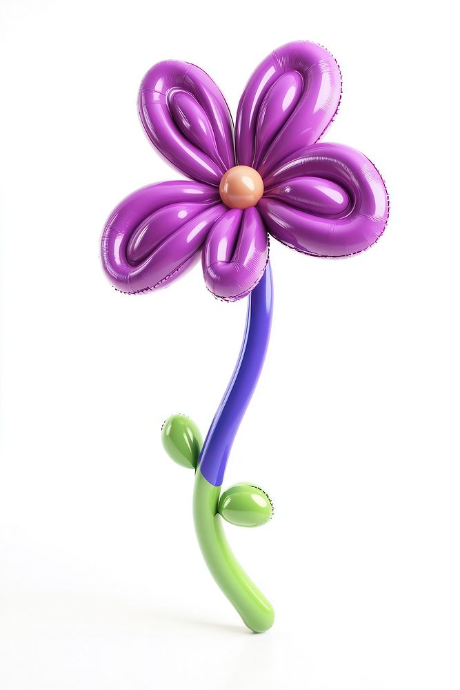 balloon animal flower purple art | Free Photo - rawpixel